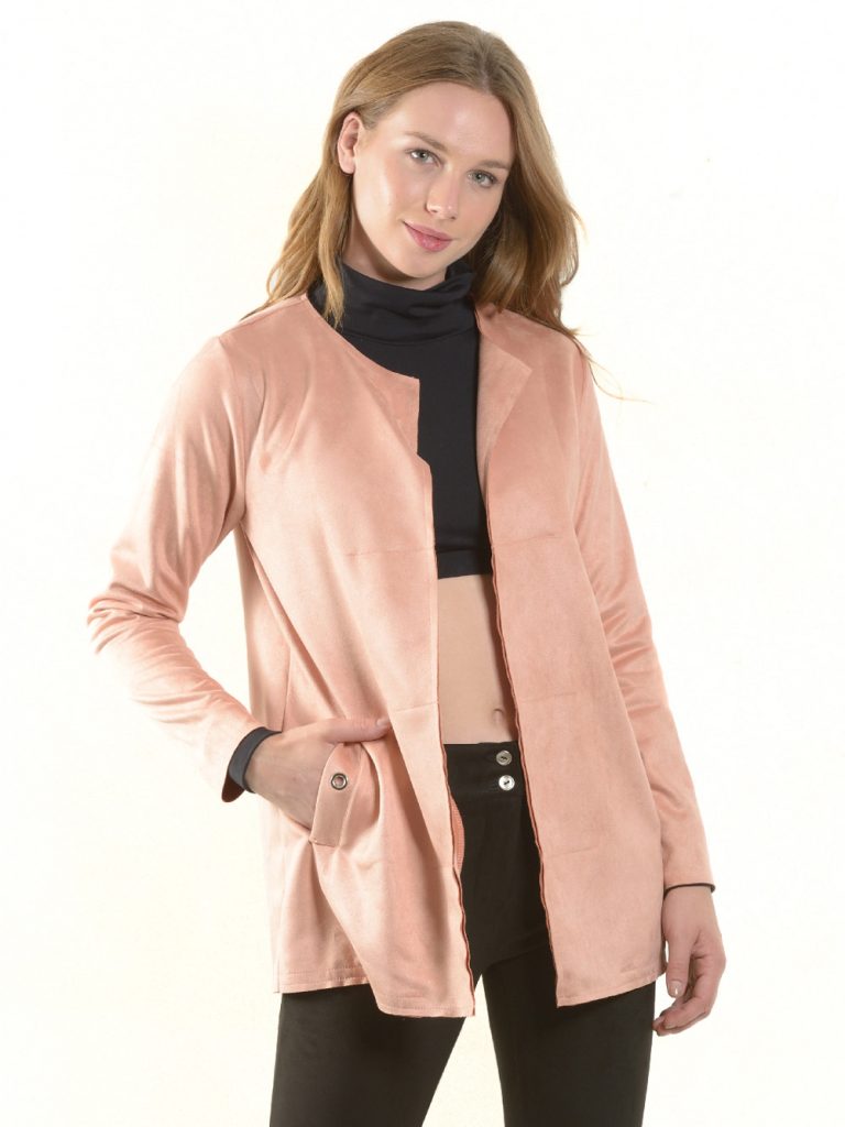 Chaqueta Ojetillos Palo Rosa – Bou's Store